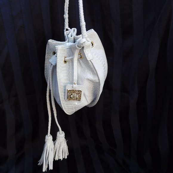 Carlos Falchi | Bags | Chi By Carlos Falchi Snakeskin Leather Crossbody ...